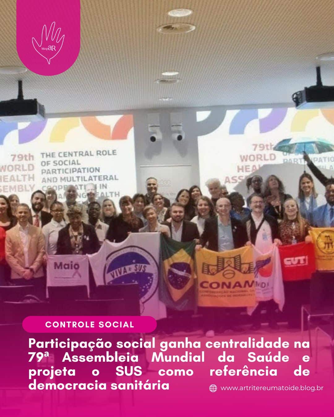 Participação social ganha centralidade na 79ª Assembleia Mundial da ...
